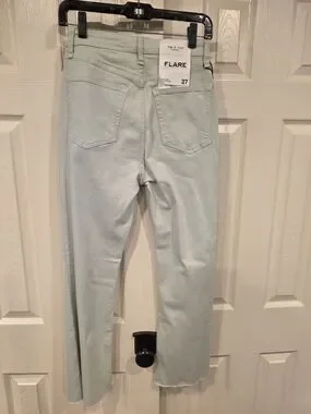rag & bone | Jeans | Rag Bone Highrise Buttonfly Flare Jeans In Mint ...
